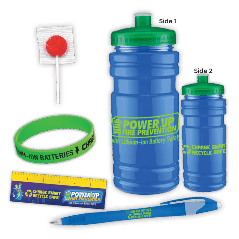 Fire Prevention Week Giveaways – Lithium-Ion Battery Safety Pack