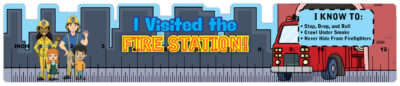 Fire Station Visit Ruler – Fun Fire Safety Giveaway for Kids