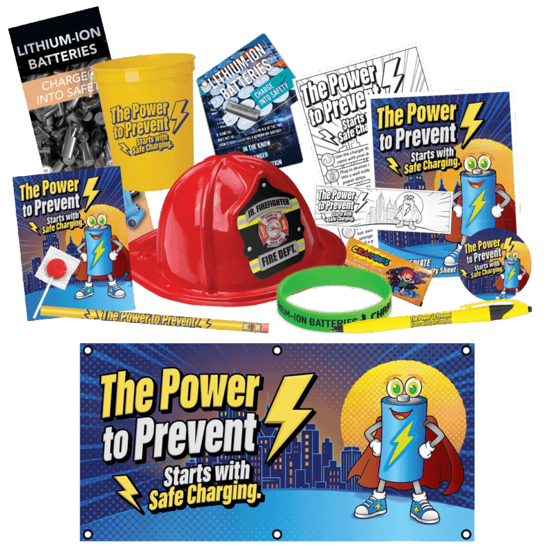 2026 Fire Prevention Week Kit–Safe Charging Education Materials